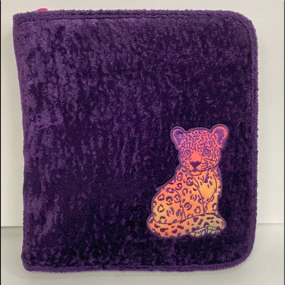 Lisa Frank | Other | Lisa Frank 3 Ring Zipper Binder Fuzzy Purple ...